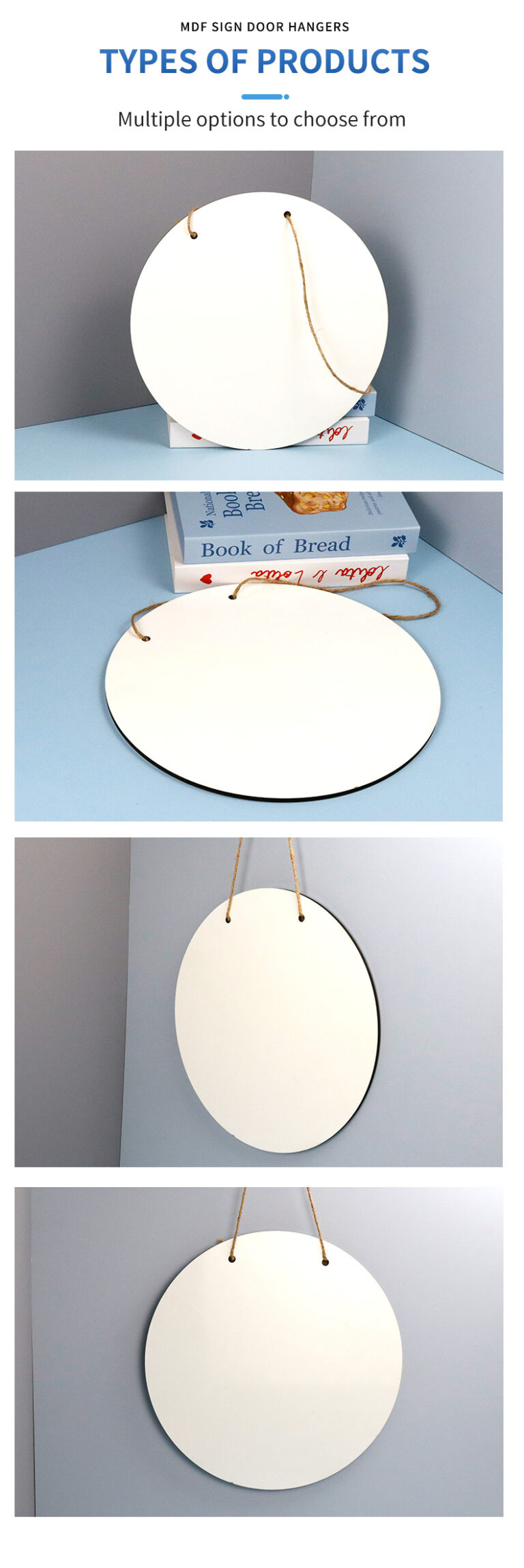 Sublimation Blank MDF Photo Door Sign